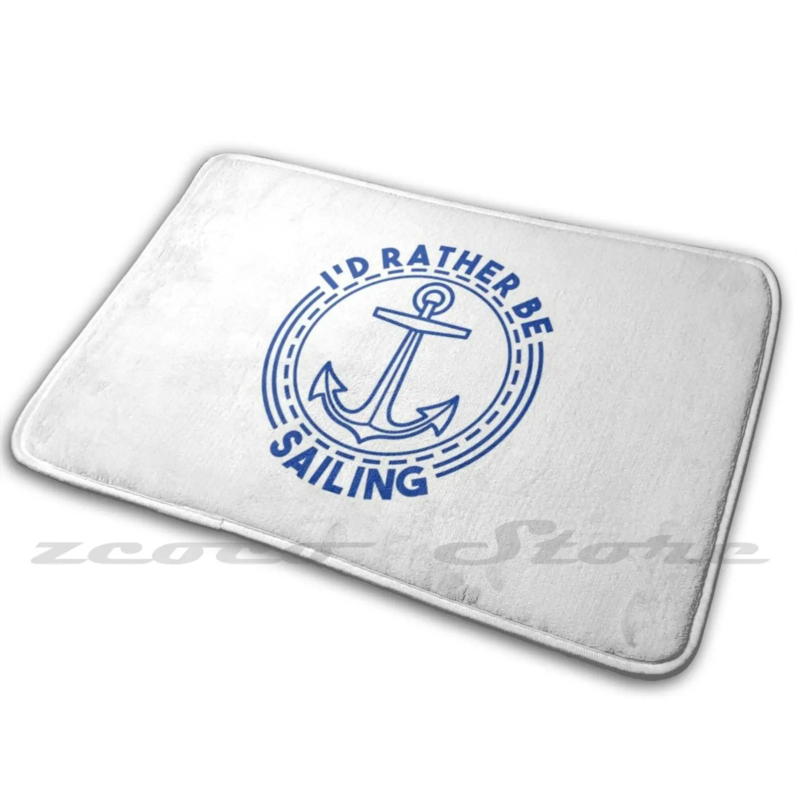 I-D-Rather-Be-Sailing-Mat-Doorway-Non-Slip-Soft-Water-Uptake-Carpet ...