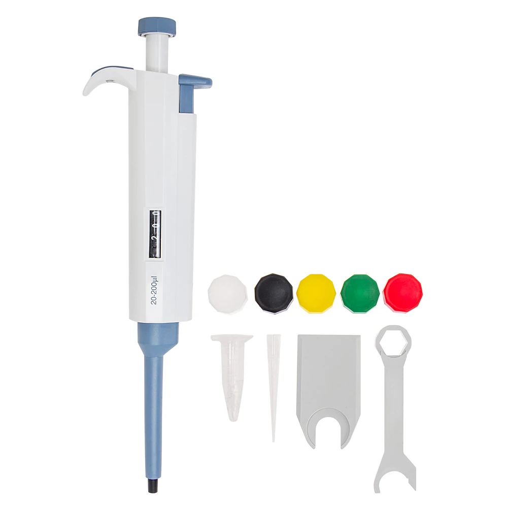 20-200μl Pipette Gun Digital Adjustable Dragon Pipette Pipettor With ...
