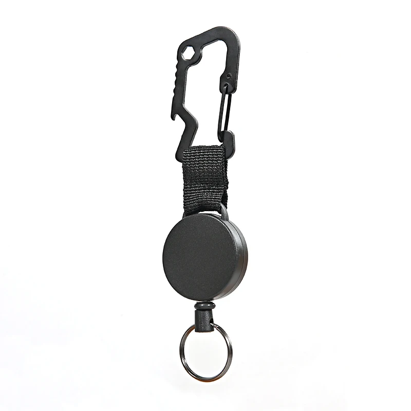 Retractable-Keychain-Key-Ring-ID-Badge-Holder-Metal-with-Steel-Wire ...