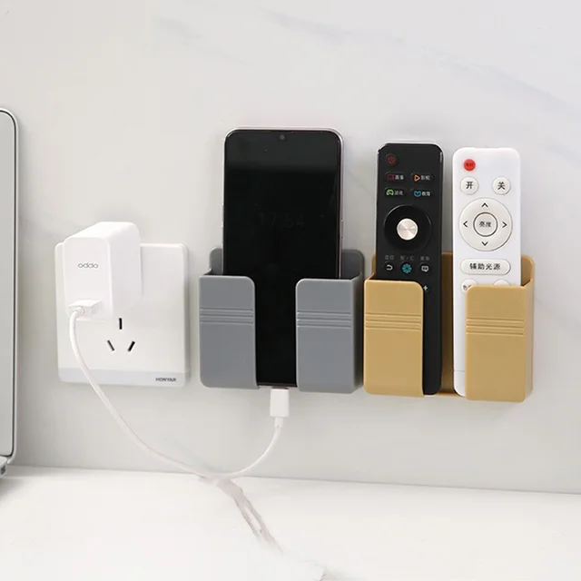 Wall Mounted Mobile Phone and Remote Control Holder - Made Minimal