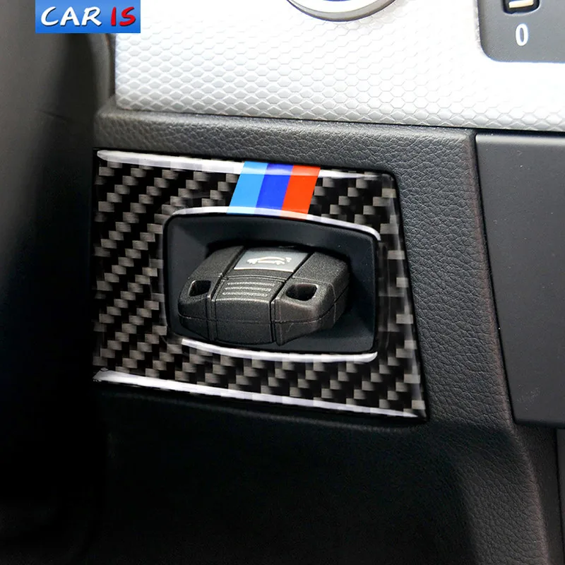For BMW e90 e92 e93 M performance Car Stickers Carbon Fiber Key Hole ...