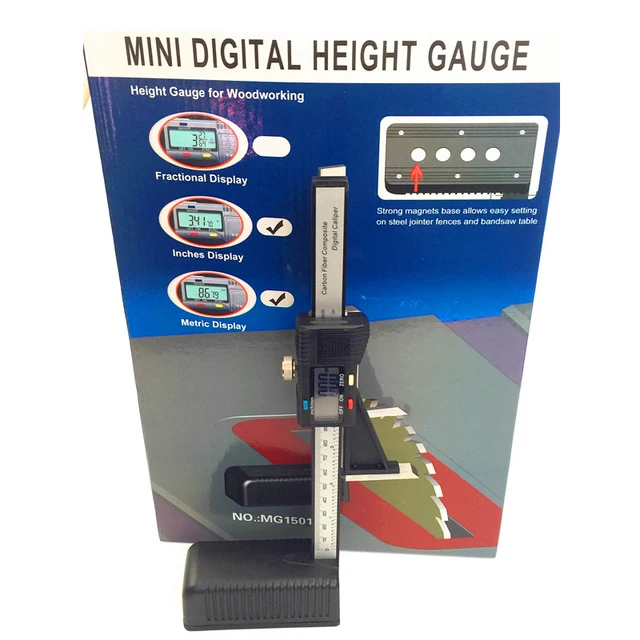 0-150mm 0.01mm Mini Stainless Steel Digital Height Gauge carbon fiber Electronics Marking Gauge ...