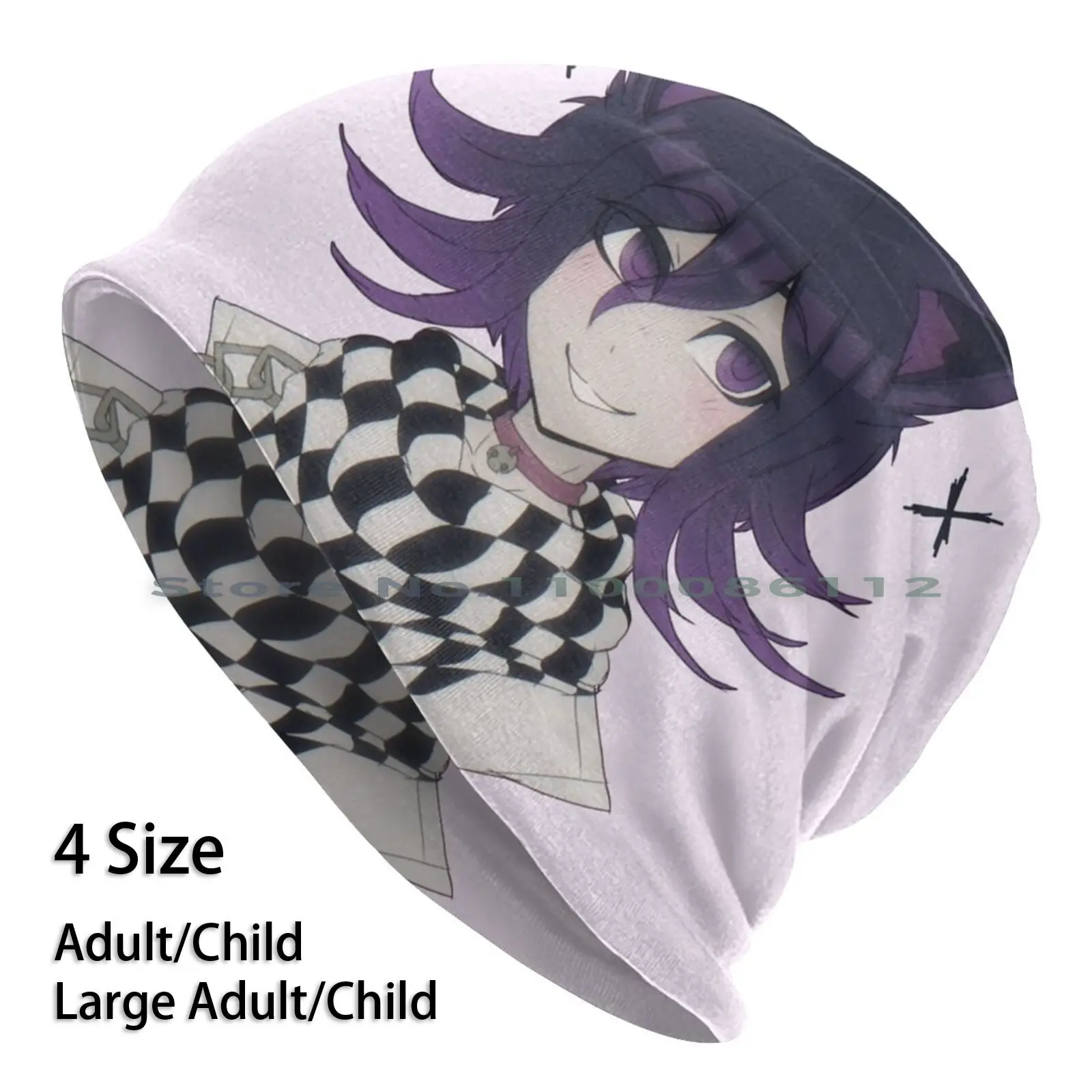 Kitty-Kokichi-Smile-Beanies-Knit-Hat-Neko-Ndrv3-Oma-Kitty-Cat-Ears-Cute ...