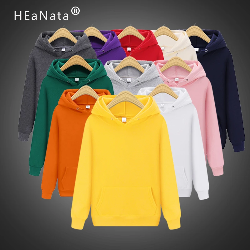 Buzos con capucha para hombres amarillo verde colores sólidos Hoody ...