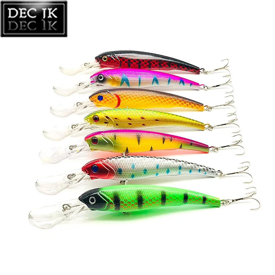 "Bibbed Minnow Lures - Realistic Swimmers" - Easy Fishing Tackle