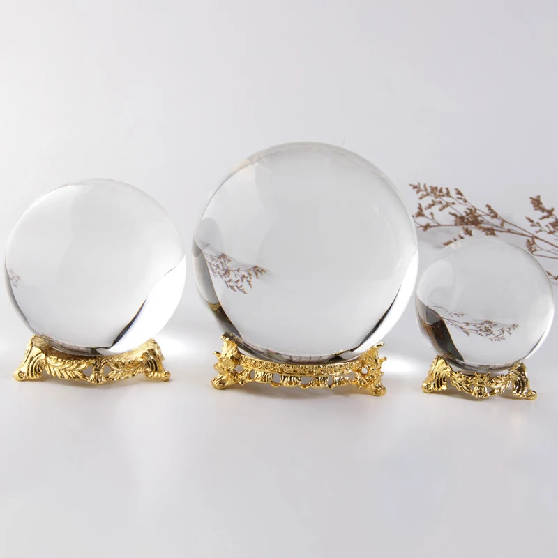 Photography Magic Glass Sphere | Metal Lens Ball Display Stand - Metal ...