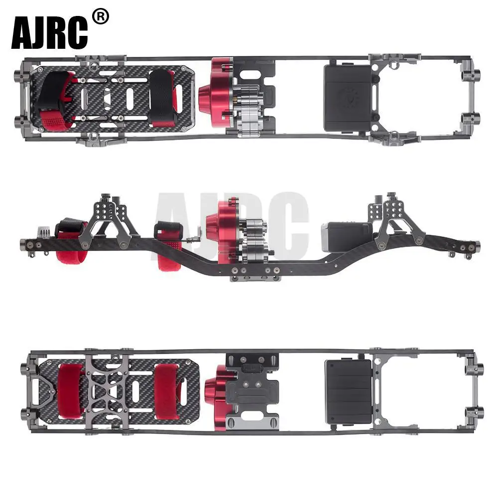 CNC-all-metal-car-frame-RC-chassis-body-parts-for-1-10-Axial-SCX10 ...