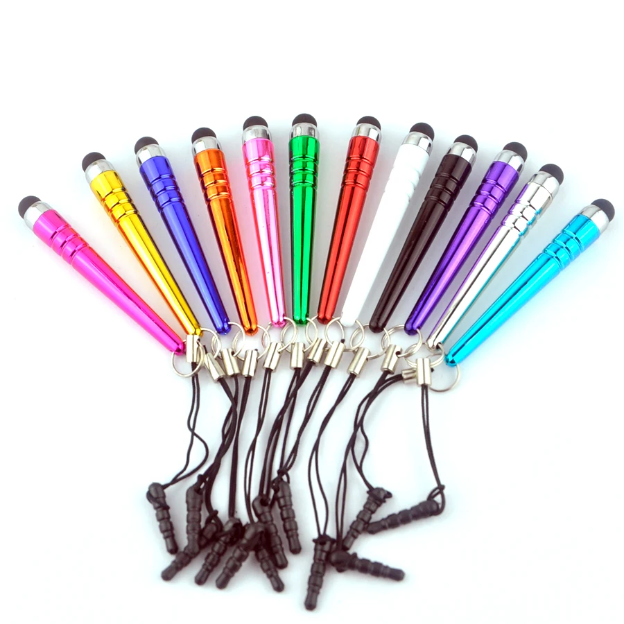 10 Pcs/lot Stylus Pen Bundle Mini Crystal Capacitive Universal Touch ...