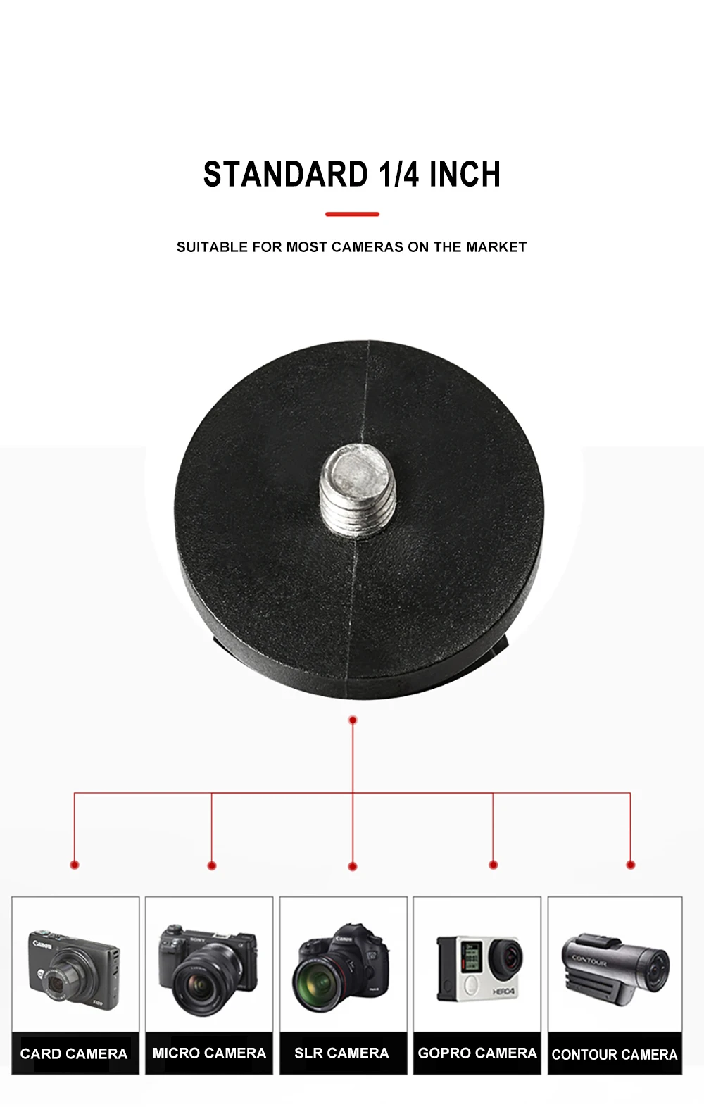Bracket Mount for Insta 360/Max/GoPro & Other Action camera - Gear Time