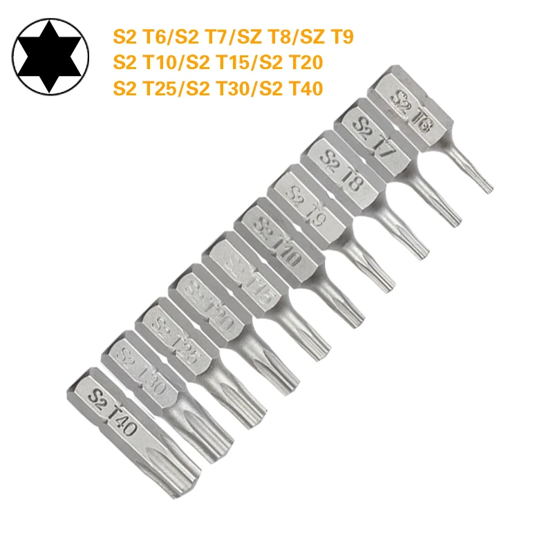 Torx Bits T3 T4 T5 T6 T7 T8 T9 T10 | Screwdriver Set Torx T7 T8 T9 T10 ...
