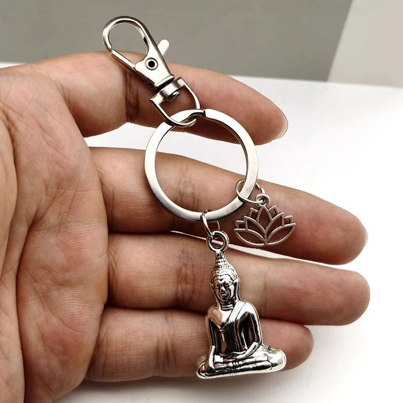 Yoga Key Chain | Buddha Keyring | Yoga Keyring | Key Ring | Keychain ...