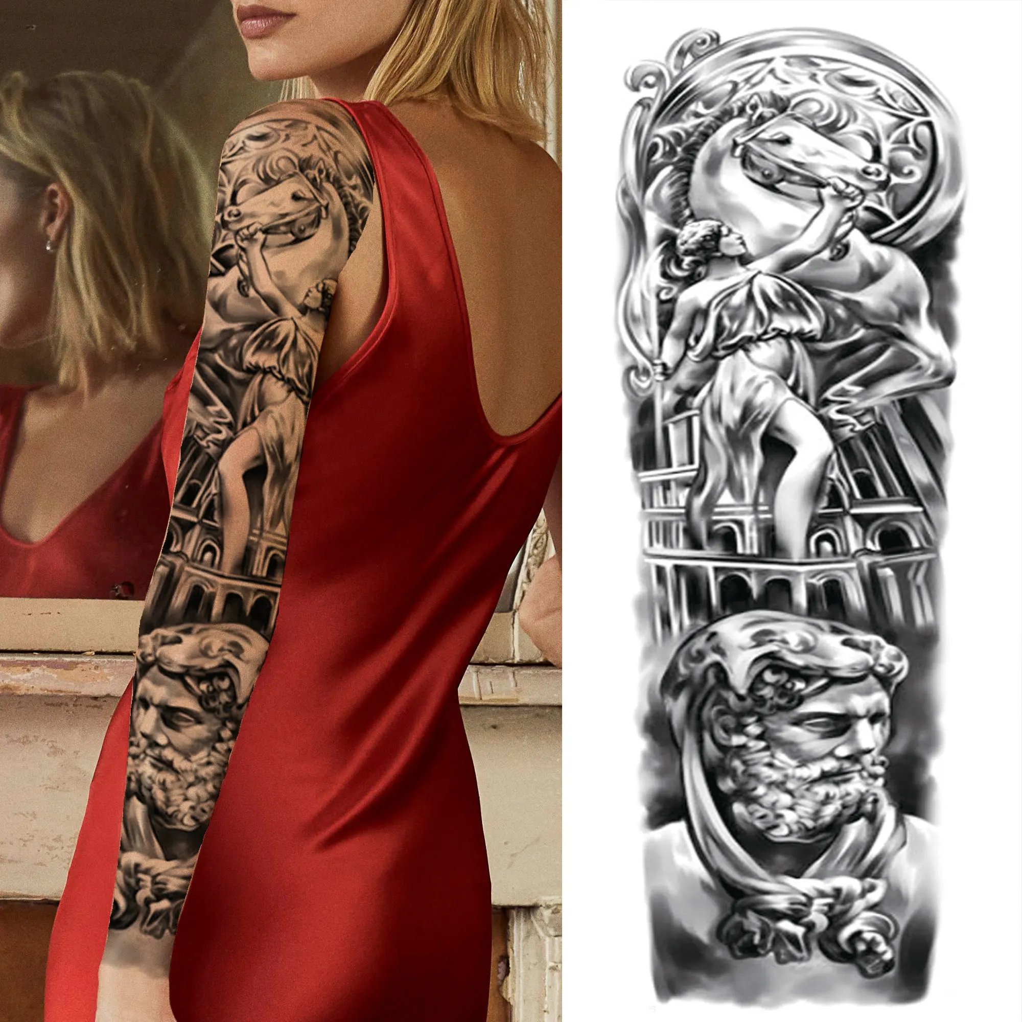 Devil Vs God Tattoos