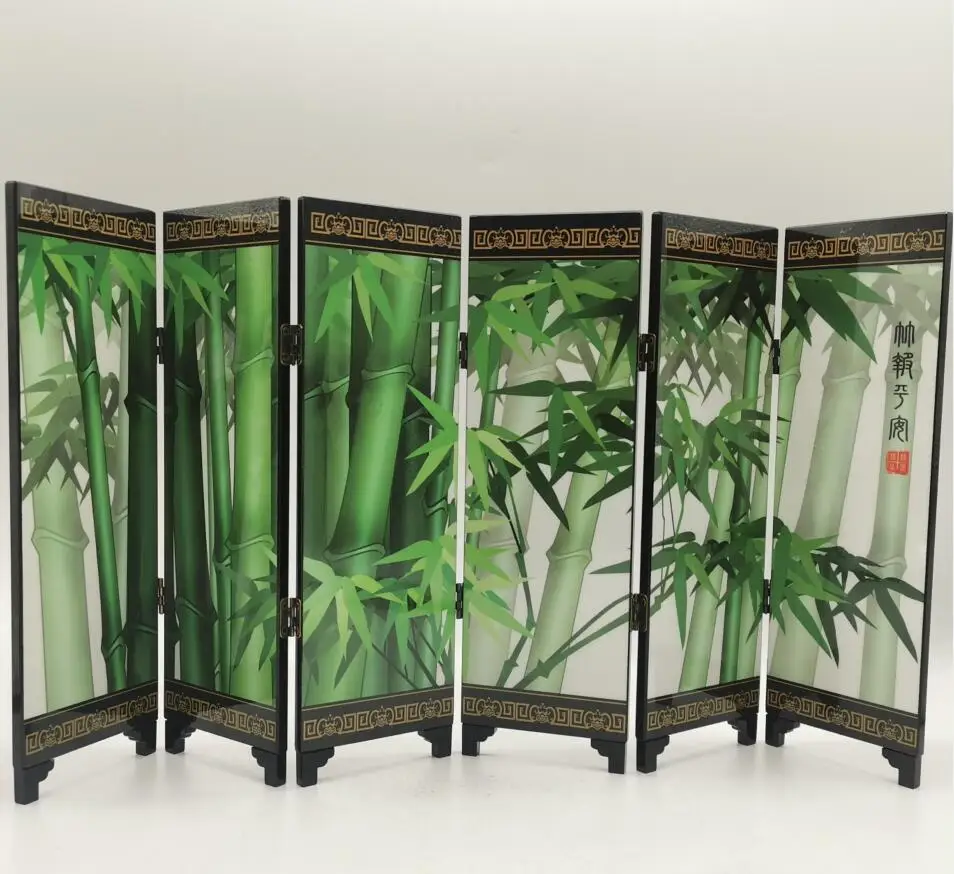 Auspicious-peace-bamboo-lacquerware-screen-desktop-Furnishing-articles ...