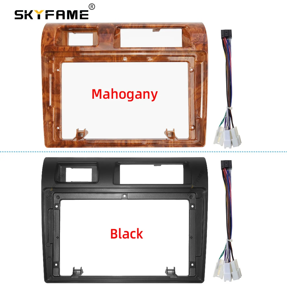 SKYFAME Adaptor Fasia Bingkai Mobil untuk Toyota Land Cruiser 70 Pickup ...