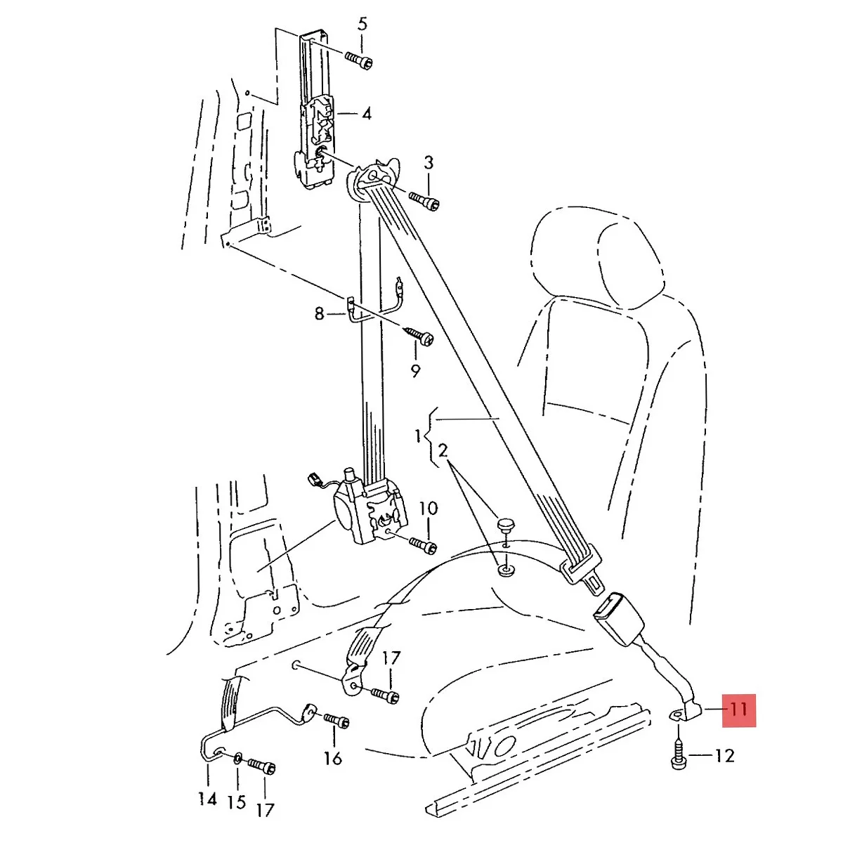 Belt Schematic For Vw R32