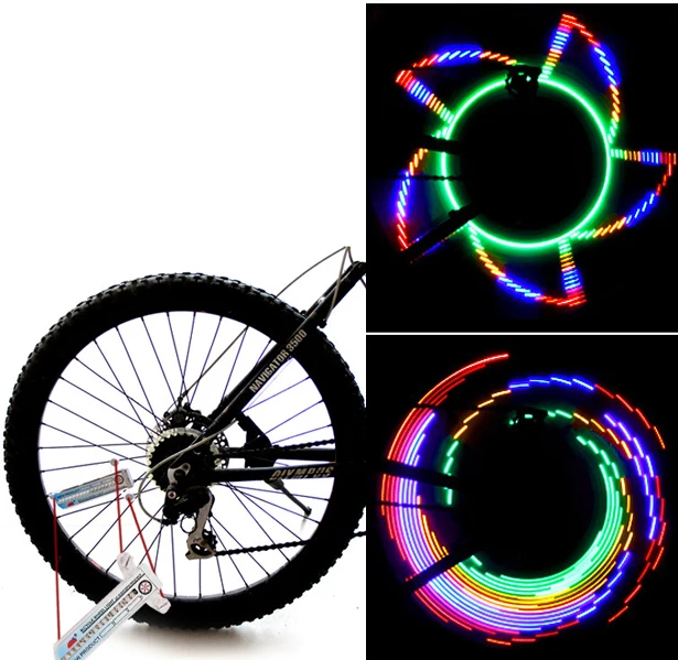 30-Pattern-Bicycle-Wheel-Light-LED-Bike-Spoke-Light-Flash-Lamp-Night ...