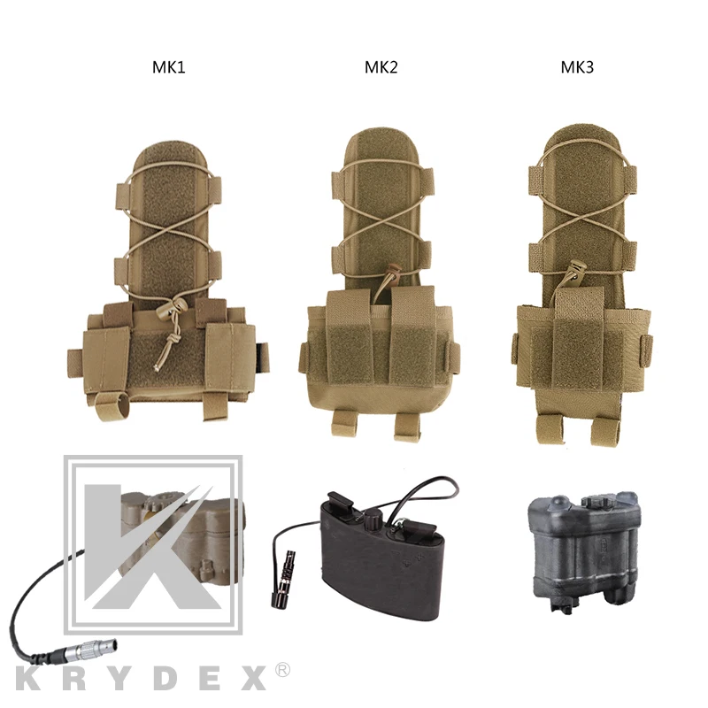 Krydex Tactical Mk3 Battery Pack Pouch Gpnvg-18 Counterweight Battery ...