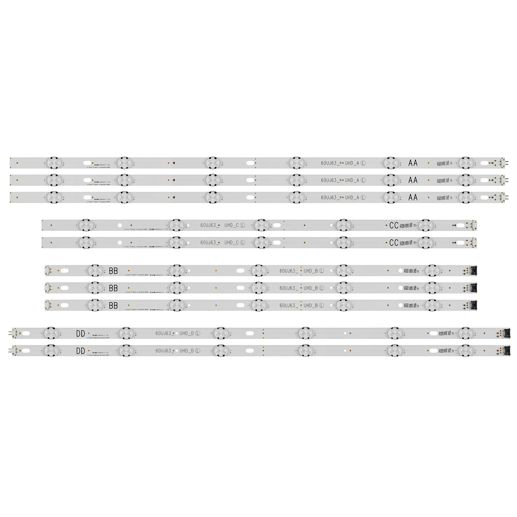 10pcs-LED-backlight-strip-for-LG-60inch-60UJ63-60UJ63-UHD-A-60UJ6300-UA ...