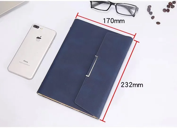 2021 New Binder Notebook Pu Leather Bible Notepad Folder A5 B5 Diary ...