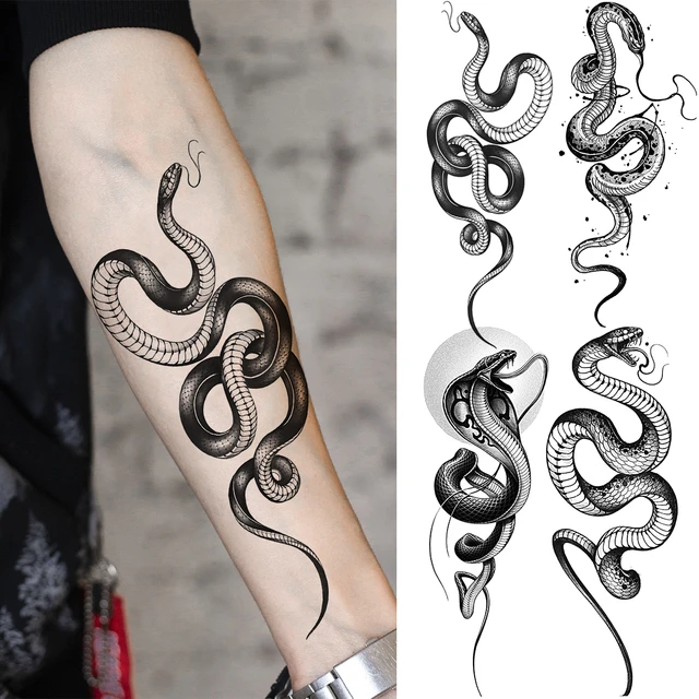 Realistic Rattlesnake Tattoos