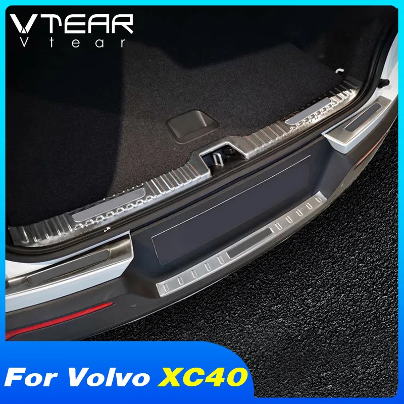Vtear Car Rear Bumper Cover Trunk Door Sill Guard Protector Cover Foot ...