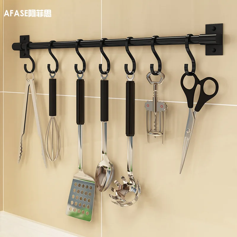 Hardware Organizer Wall Hanging Rail Rack Wall Mounted Hanging Shelf ...