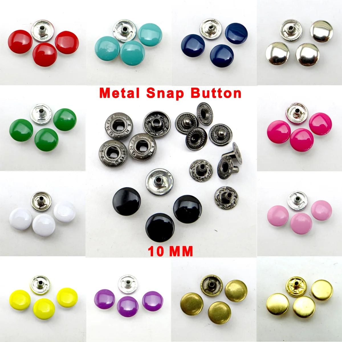 Accessories Snap Buttons | Snap Button Metal Accessory | Metal Clothes ...