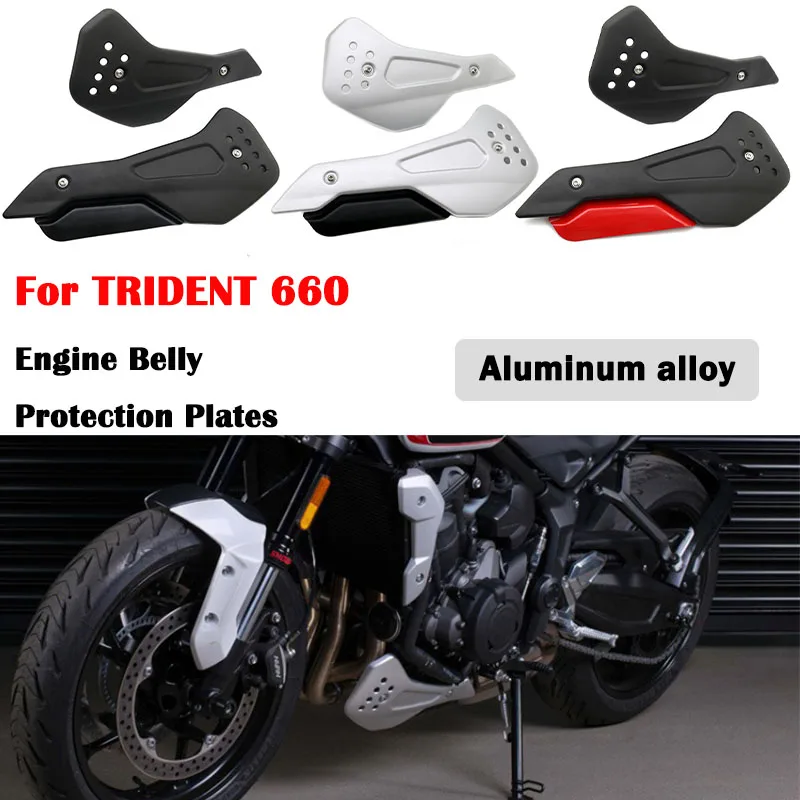 Motorcycle Aluminum Engine Guards Fit For Trident 660 2021 Trident660 ...