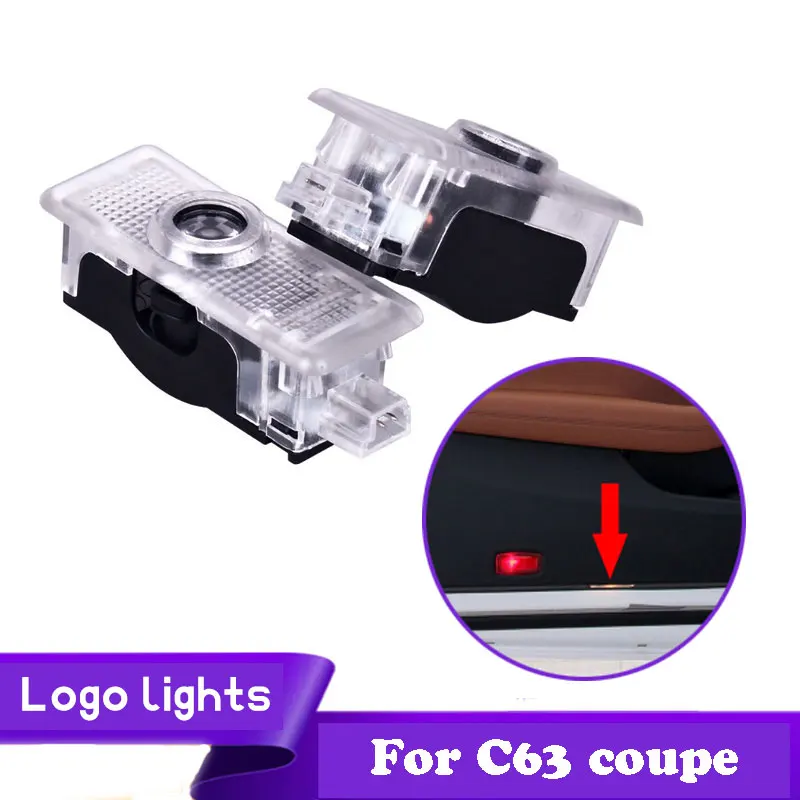 2pcs Car Led Logo Door Light Ghost Projector Lights For Mercedes Benz A ...