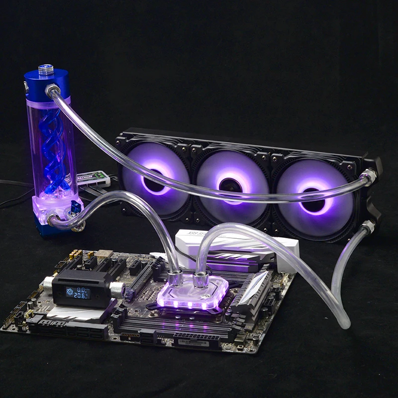 Syscooling-DIY-PC-Water-liquid-Cooling-Fan-Kit-Heat-Sink-kit-for-CPU ...