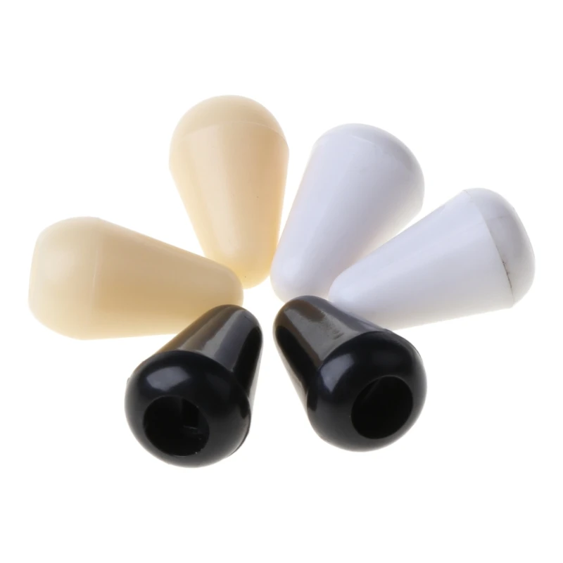 New-6pcs-Guitar-Parts-3-Way-Toggle-Switch-Knob-Tip-Cap-4mm-Plastic ...