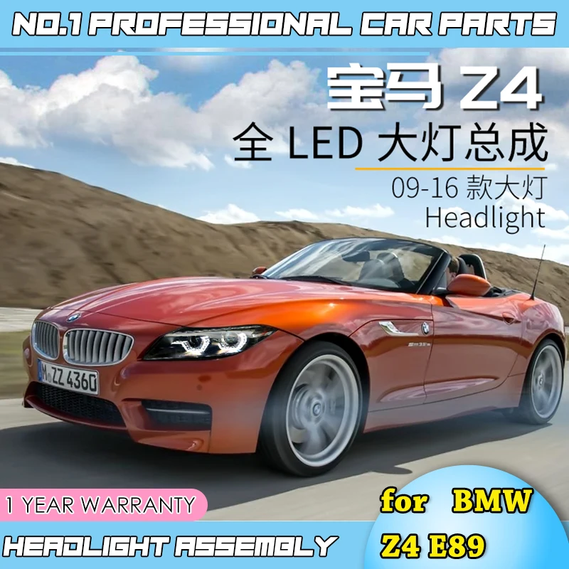 Автомобильный Стайлинг для BMW Z4 E89 светодиодный фары 2009- для Z4 фары светодиодный угол ...