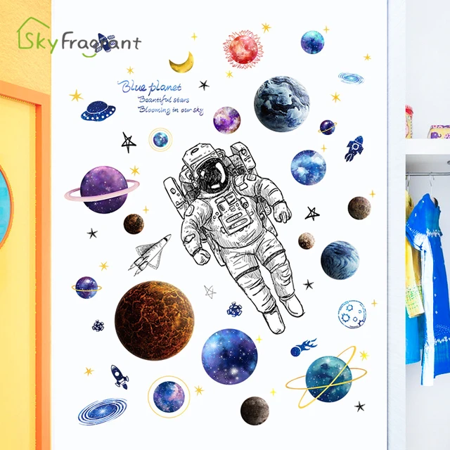 Astronaut Wall Stickers Large