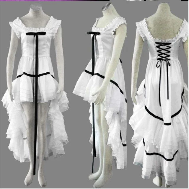 Anime Chobits Chii Gothic Lolita Home Maid Cosplay Costume - AllCosplay.com