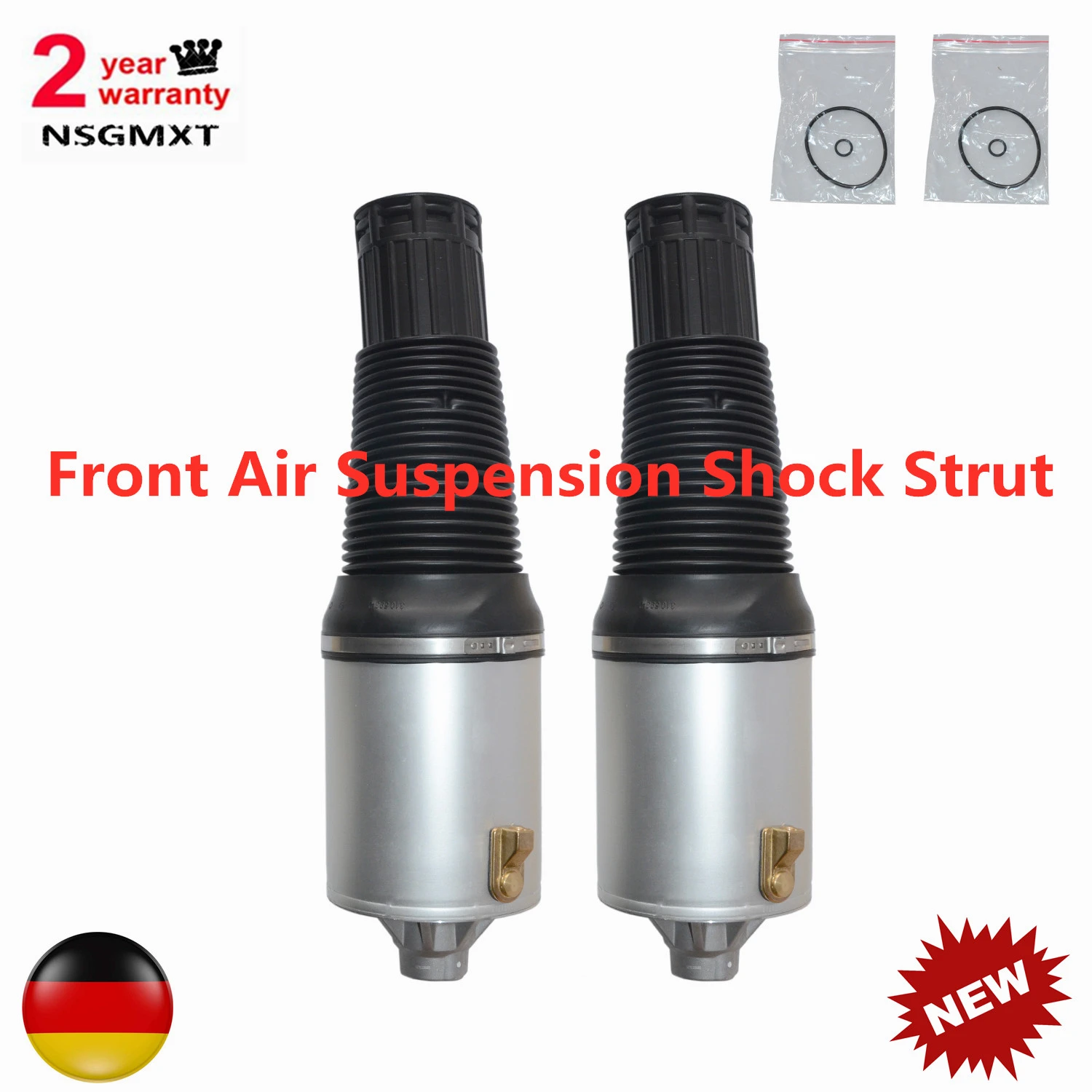 AP01 2 Front Air Suspension Shock Strut For Audi A8 D3 4E 2002 2010 ...