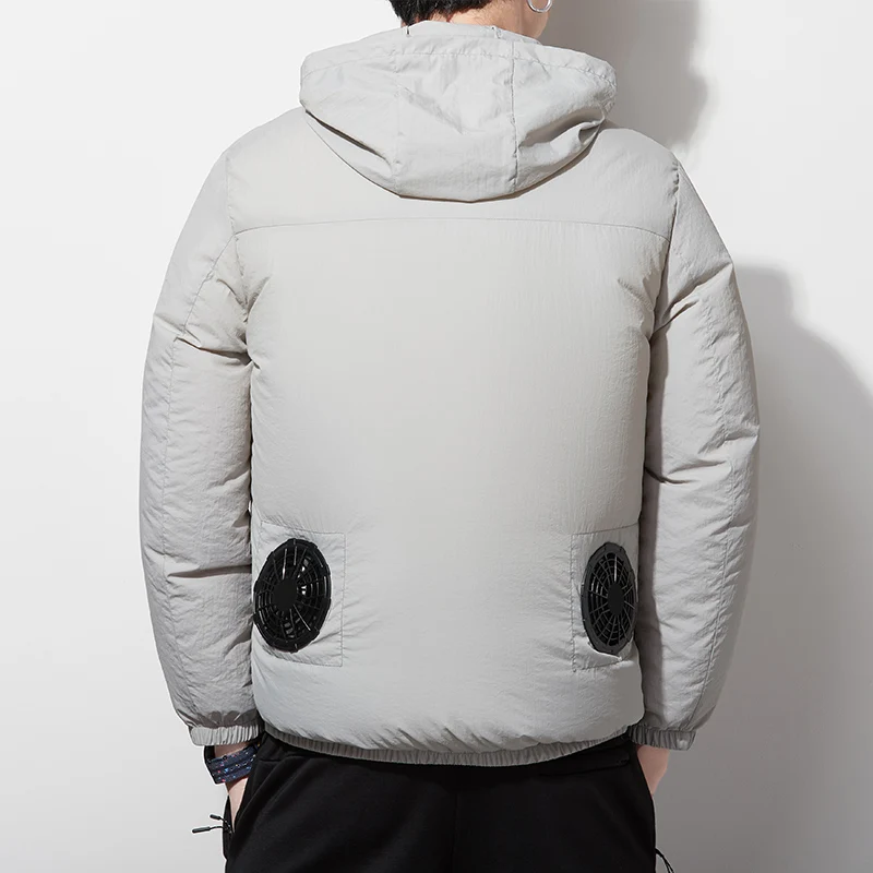 new-Summer-Outdoor-Cooling-Fan-Jacket-Men-Air-Conditioning-Clothing-Sun ...