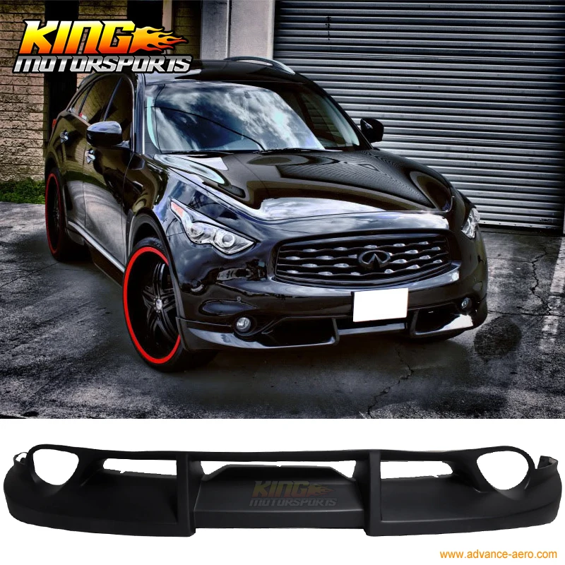 Fit For 09-12 Fit For Infiniti Fx35 Fx50 Front Bumper Lip Spoiler Body ...