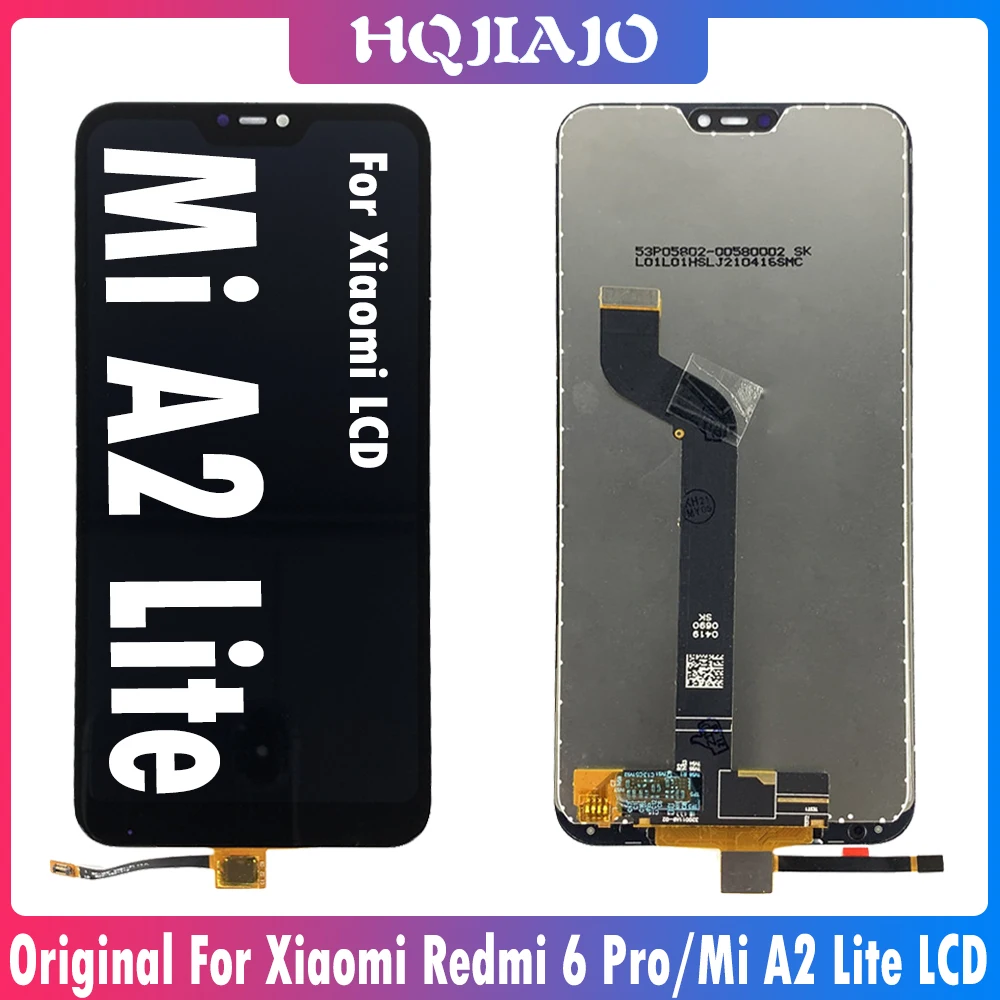 5.84'' Original For Xiaomi Mi A2 Lite Lcd M1805d1sg Display Touch Screen Digitizer Replacement ...