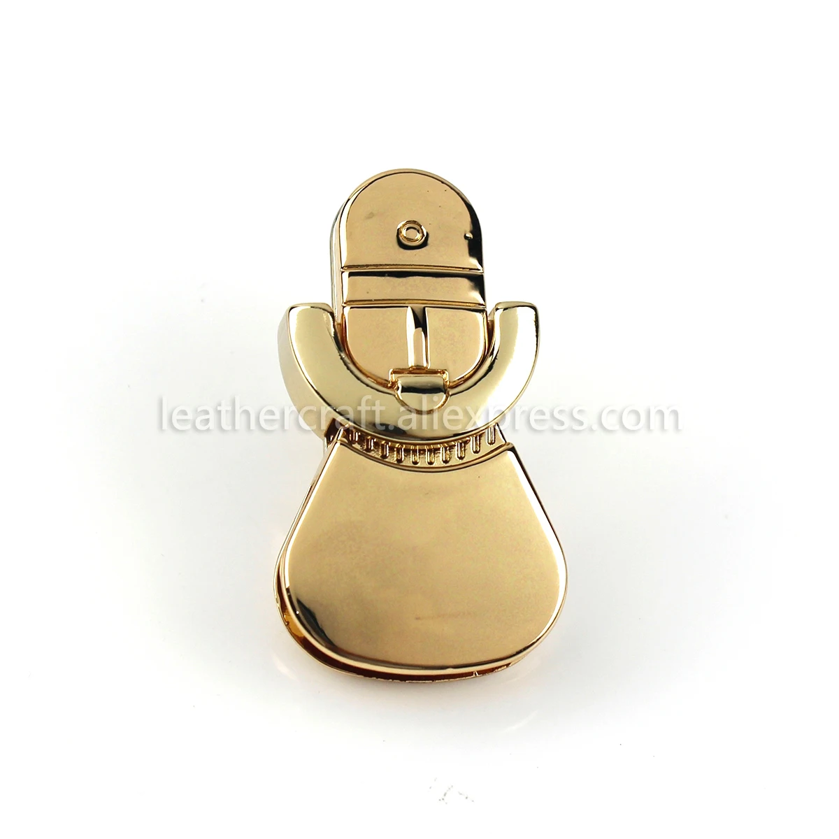 1x Metal Bag Tongue Lock Clasp Push Lock Closure Catch Buckles Leather ...