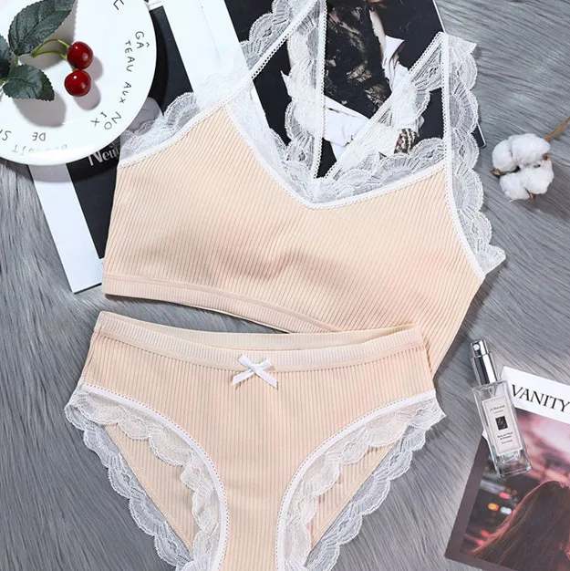 Bra Set For Cotton Training Bra For Girls Teens Underwear Sets For