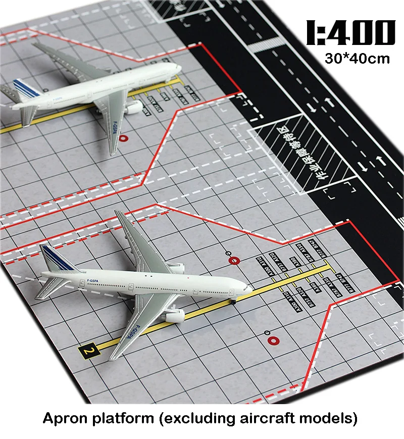 miniature-1-400-Airport-Aircraft-apron-Exhibition-Platform-Dual-seats ...