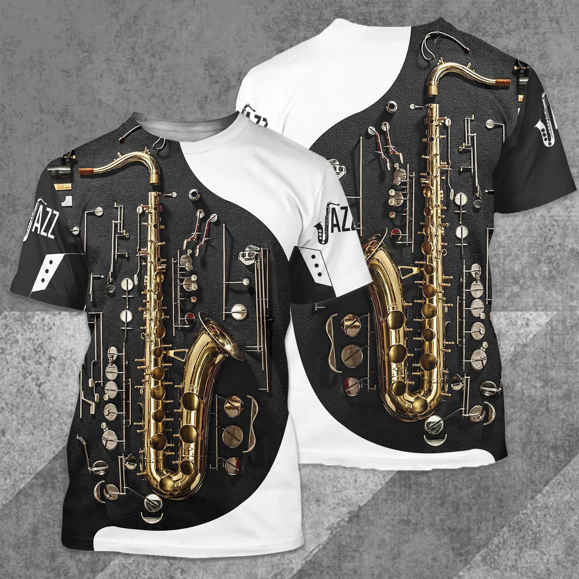 Men's T-shirt Saxophone | Saxophone Shirt | Streetwear | Tee Shirt ...