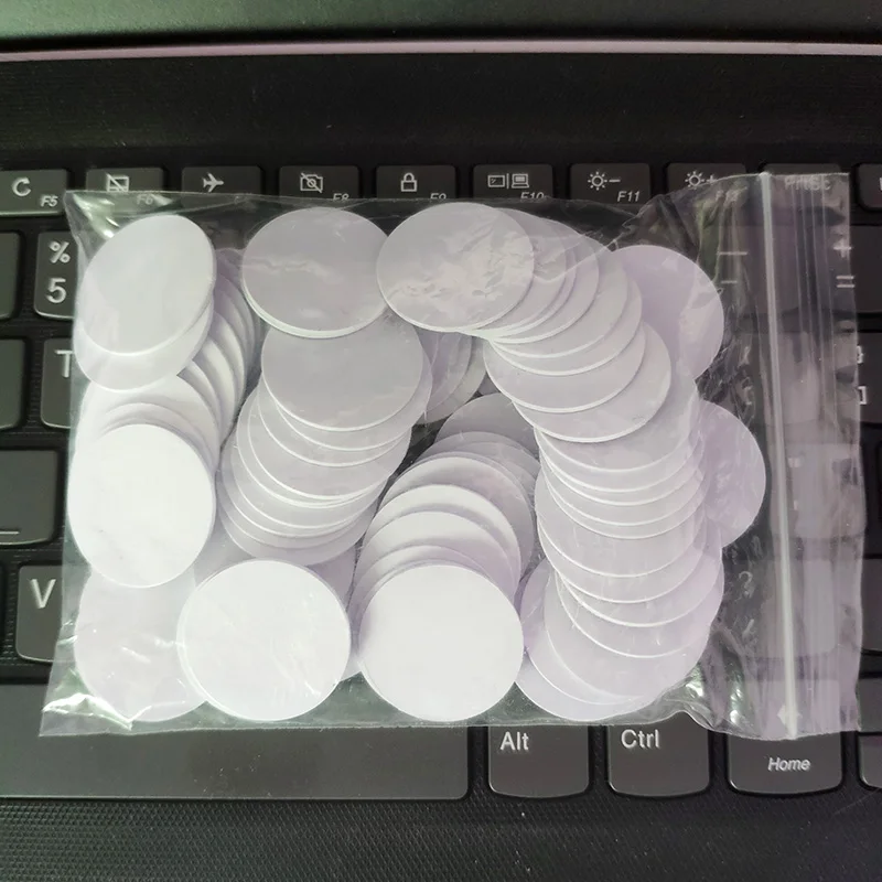 100/50pcs Ntag215 Coin NFC Tag Key 13.56MHz Ntag 215 Universal Label ...