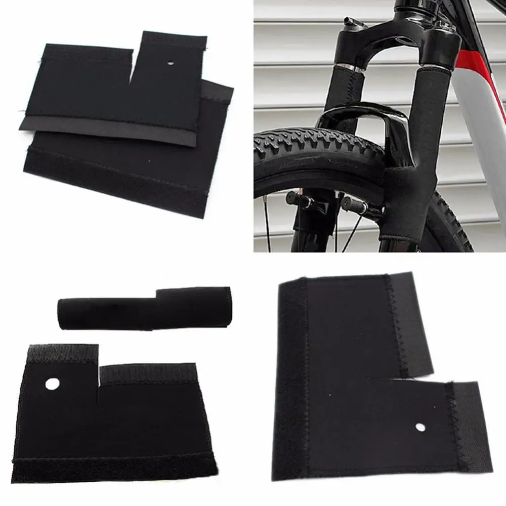 1-Pair-MTB-Bike-Bicycle-Fork-Protection-Guard-Protective-Pad-Wrap-Cover ...