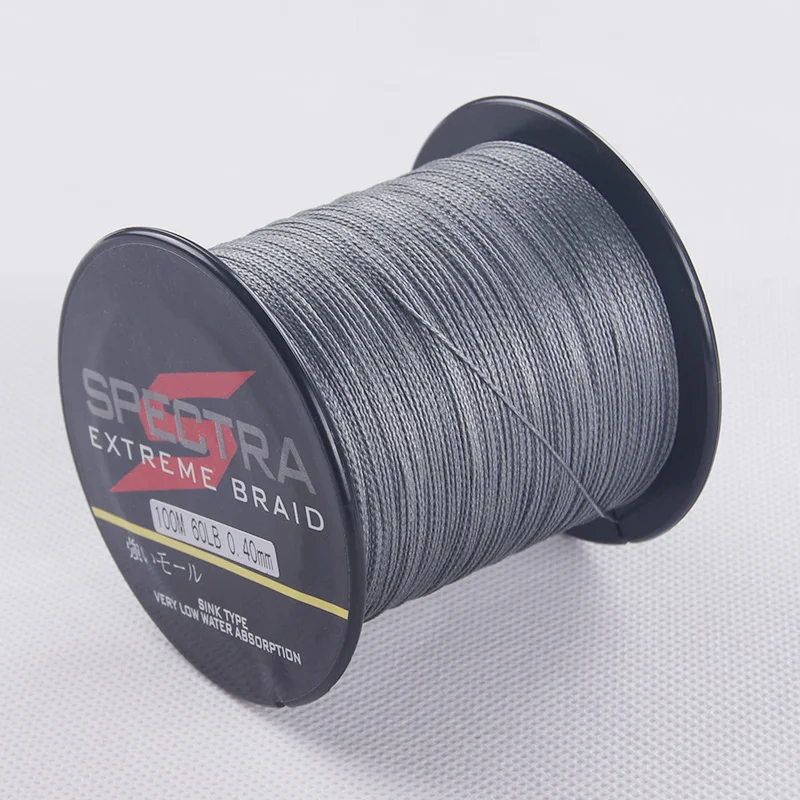 Fil de pêche,Ligne de pêche multifilament tressée à 8 brins,100 m,6,10 ...