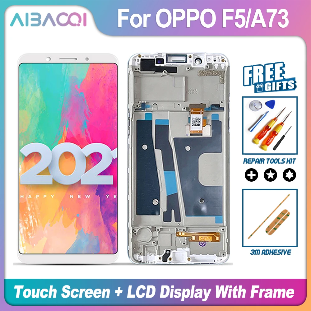 For 6.0 Inch Oppo F5/f5 Youth Full Lcd Display Touch Screen Digitizer ...
