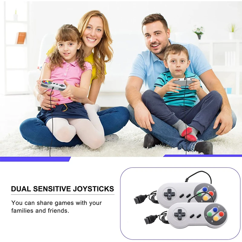 TSINGO Retro Classic 9pin Wired Controller Plug and Play TV Video Game ...