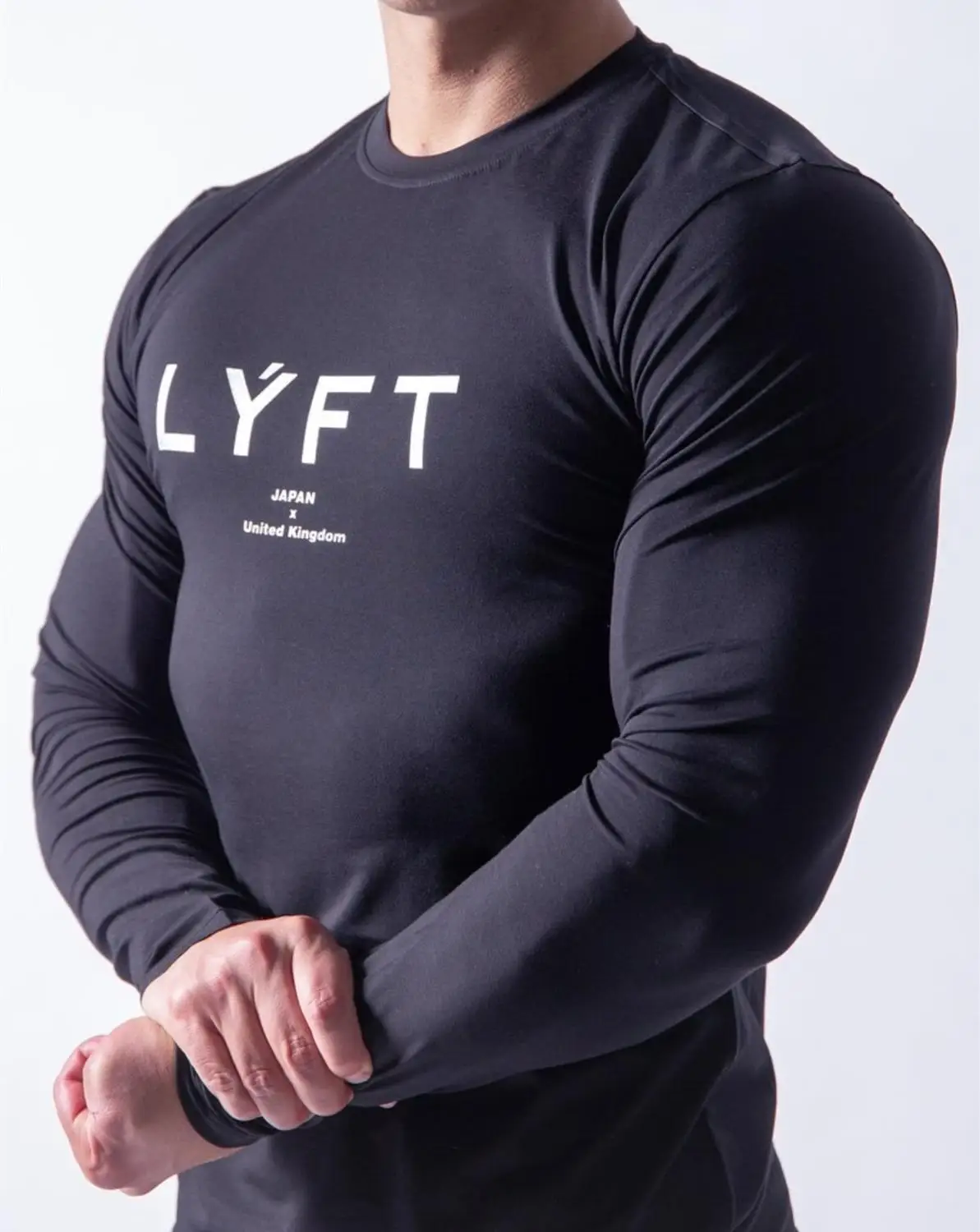 New Japan Brand Running T Shirt Men Bodybuilding Sport T-shirt Long ...