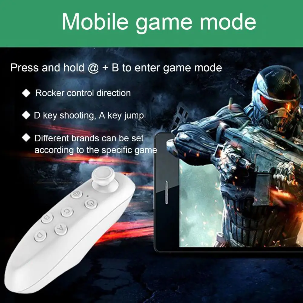 Wireless Bluetooth Gamepad Update Vr Remote Controller For Android ...