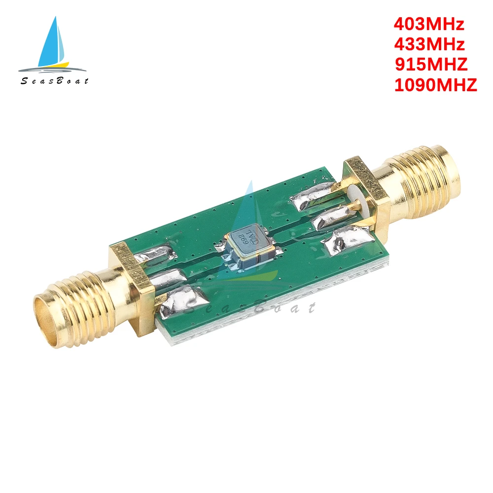 403MHz 433MHz 915MHz 1090MHz Mini RF Bandpass Filter Module PCB Double ...